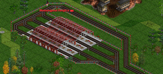 OpenTTD | Building railway stations